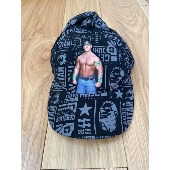 Accessories | Wwe Wwf John Cena Snapback Hat Cap Wrestling Logos Black ...